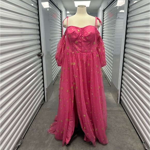 Dresses | Celestial Pink Formal Tulle Maxi Prom Dress 3x4x | Poshmark